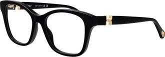 Chloé Femme, Accessoires, Noir, Taille: 52 MM Ch0334O Optical Frame