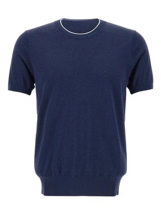 KANGRA t-shirt en maille - Bleu