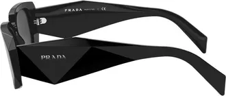 Prada Unisex 0pr 17ws Sunglasses - Prada Acetate Black Accessories