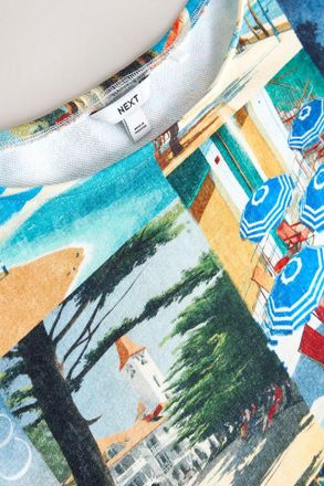 Next Sweater L&auml;ssiges Sweatshirt mit Print (1-tlg)