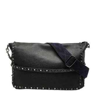 Valentino Sac bandouli&egrave;re vintage doccasion - Femme - Pre-owned - Noir - Taille: ONE Size