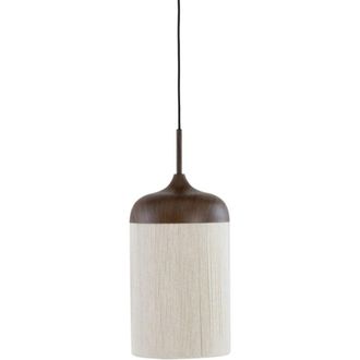 Light & Living Light&living - h&auml;ngeleuchte - Dania - beige braun - baumwolle