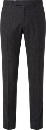 Incotex Slim Fit Gewaschene Flanellhose - - Trousers - Herren - Grau - W33