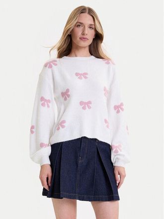 Only Pullover Bora 15360712 Wei&szlig; Regular Fit