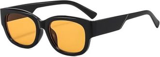 Generic Lunettes De Soleil Sport Dext&eacute;rieur For Hommes, Grande Monture, For Vacances, Conduite, For Femmes(Yellow)