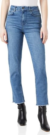 Ted Baker Damen morgani-Straight Leg Denim Hose, Waschmittel, 28W Regul&auml;r