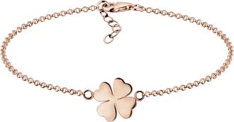 Elli Armband Damen Kleeblatt Glücksbringer in 925 Sterling Silber