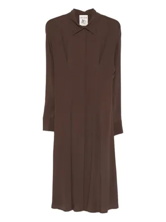 Semicouture Clement Midikleid - Braun