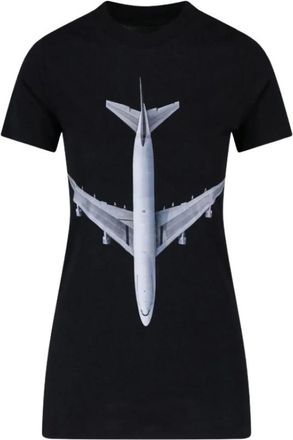 ERL Plane Tee - Homme - Tops - Noir - Taille: L