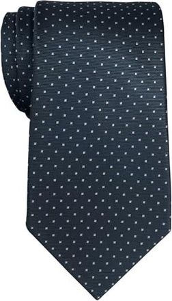 Retreez Cravate Tiss&eacute;e &Agrave; pois &agrave; &eacute;pingles pour homme - Gris et Gris clair