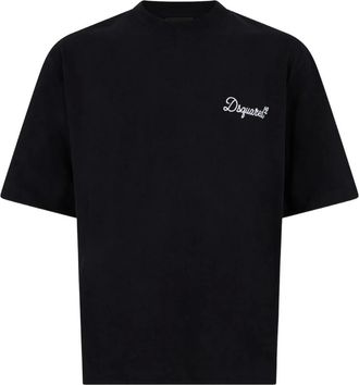 Dsquared2 Homme, Tops, Noir, Taille: XL Signature Loose Fit T-Shirt