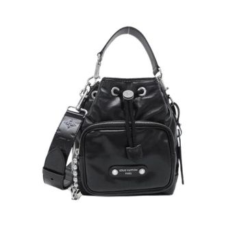 Louis Vuitton Pre-owned LV Night Noe Cargo Calf Shoulder Bag - Femme - Pre-owned - Noir - Taille: ONE Size