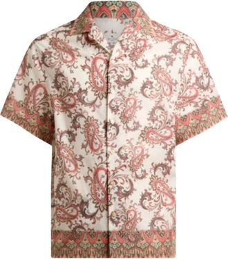 Etro Homme, Chemises, Multicolore, Taille: L Chemise Imprim&eacute;e &agrave; Manches Courtes