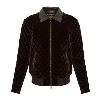 Dolce & Gabbana Gesteppte Jacke - - Jackets - Herren - Braun - XL