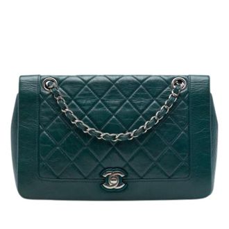 Chanel Sac bandouli&egrave;re Bi Vintage Pre-owned - Femme - Pre-owned - Vert - Taille: ONE Size