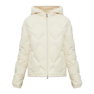 Moncler Femme, Vestes, Beige, Taille: 42 FR Doudoune Arvouinne