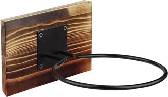 Generic Soporte De Pared para Bal&oacute;n De Baloncesto - Multifuncional para Deportes, Soporte De Pared Pelota De F&uacute;tbol, Tabla De Madera | Sala Estar Dormitorio H