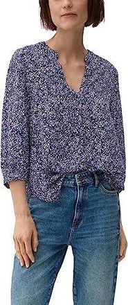 s.Oliver 2132607 Blouse, 59b6 Multicolore | Bleu, 42 Femme