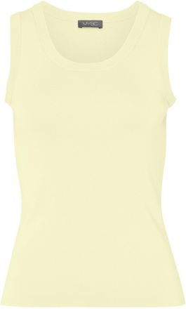 MYBC Stricktop Rundhals-Ausschnitt MYBC gelb