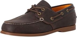 Timberland Homme Chaussures Bateau en Cuir Cedar Bay, Dark Brown, 45.5 EU
