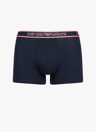 Emporio Armani Lot de trois boxers unis en coton m&eacute;lang&eacute;