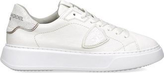 Philippe Model Temple Low Leather Sneakers