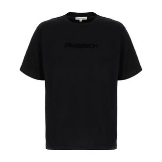 J.W.Anderson Homme, Tops, Noir, Taille: S T-shirt en Coton Décontracté pour Homme