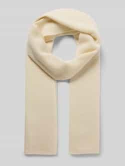 Knowledge Cotton Apparel Wollschal mit Label-Detail