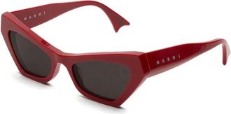 Marni Femme, Accessoires, Rouge, Taille: 58 MM 8AF Zelaryth Lunettes de soleil