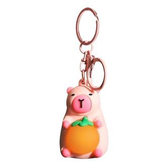 Generic Porte-clés en forme de carpincho - Porte-clés créatif super mignon illuminé en menuisier | Porte-clés de charpentier créatif super mignon, pendentif d