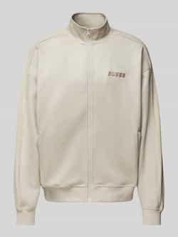 Guess Sweatjacke mit Label-Stitching Modell MOJO