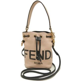 Fendi Pre-owned Leather Fendi-Tasche - - Pre-owned - Damen - Beige - ONE SIZE