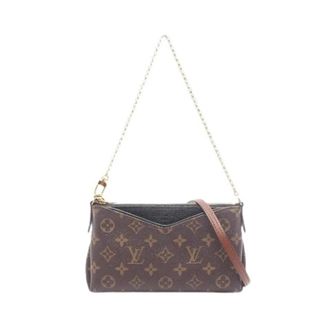 Louis Vuitton Pre-owned Pallas Clutch Monogram 2way Bag - - Pre-owned - Damen - Braun - ONE SIZE