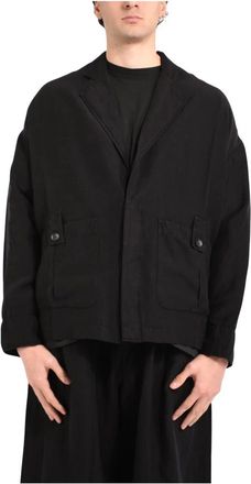Andrea Ya'aqov Homme, Vestes, Noir, Taille: L Blazer Oversize