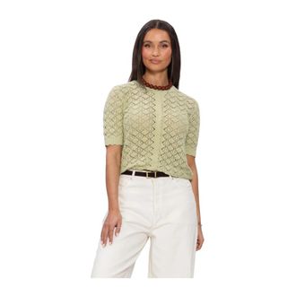 Selected Cardigans - - Knitwear - Damen - Gr&uuml;n - L