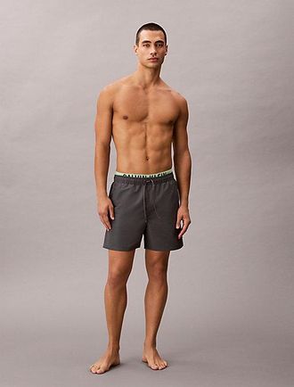 Calvin Klein Badeshorts Mit Doppeltem Bund - Intense Power - Turbulence - Herren - XL