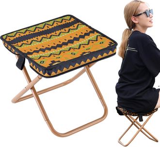 Generic Klappstuhl, kleiner Klapphocker, kompakter Klappstuhl, Chaih Hocker f&uuml;r Outdoor-Camping, kleine Angelst&uuml;hle f&uuml;r Erwachsene, tragbar, multifunktional, 