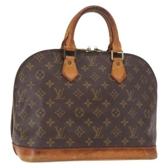 Louis Vuitton Sac &agrave; main en toile Pre-owned - Femme - Pre-owned - Brun - Taille: ONE Size