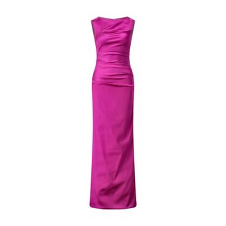 Talbot Runhof Elegantes Abendkleid mit Raffung - - Dresses - Damen - Rosa - XS