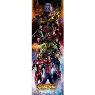 MARVEL Marvel Avengers Infinity War Poster Characters Langbahnposter