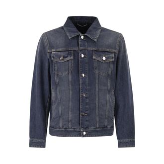 PESERICO Buttoned Denim Jacket - - Jackets - Herren - Blau - 2XL