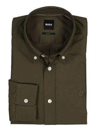 HUGO BOSS Herren Hemd gr&uuml;n