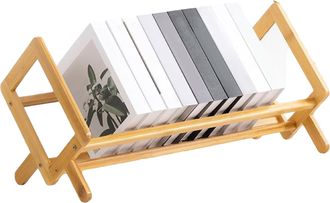 Generic Tisch-B&uuml;cherregalst&auml;nder - Elegantes Schreibtischregal, Tragbarer Dokumentenhalter | Moderner, Minimalistischer Organizer, Ergonomische Holzkonstrukti