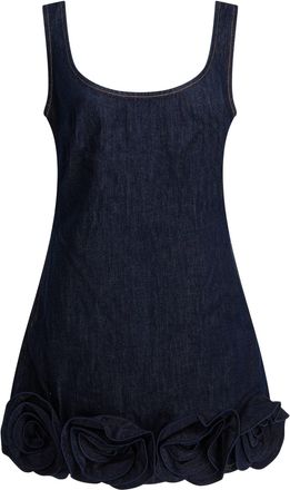 Self Portrait Robe fourreau autoportrait avec fleurs 3D