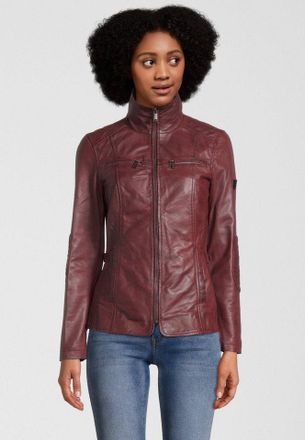 H.I.S Lederjacke SABATINA (1-St) mit Schnalle zur &Auml;nderung der Taillenweite