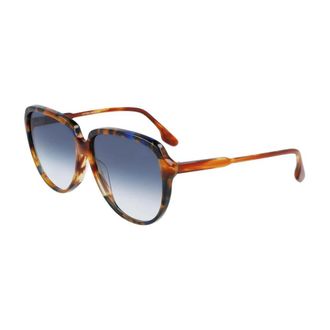 Victoria Beckham Femme, Accessoires, Brun, Taille: ONE Size Acetate Square Frame Lunettes de soleil