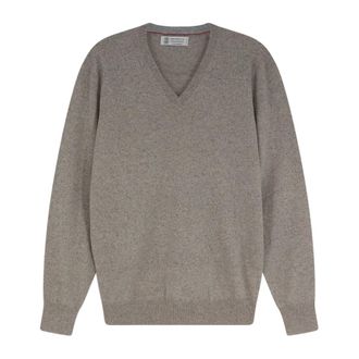 Brunello Cucinelli Herren, Strickwaren, Beige, 2XLGr&ouml;&szlig;e