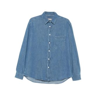 Canali Denimhemd - - Shirts - Herren - Blau - XL