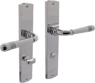 Intersteel Intersteel - Langschildschildgarnitur Helena Zamak Verchromt wc 72mm din l/r