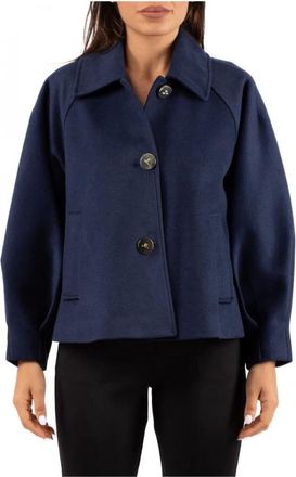 LuckyLu Femme, Vestes, Bleu, Taille: 34 FR Veste Élégante pour Homme